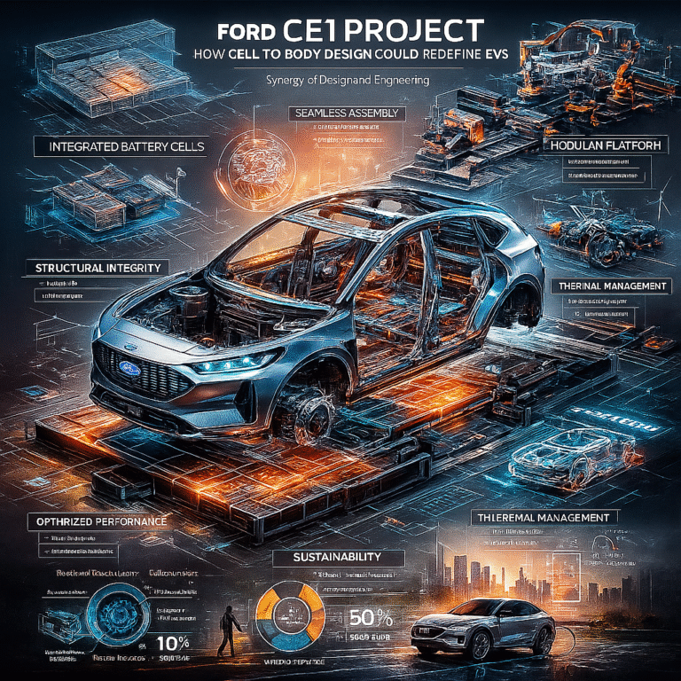 Inside Ford’s CE1 Project: How Cell to Body Design Could Redefine EVs